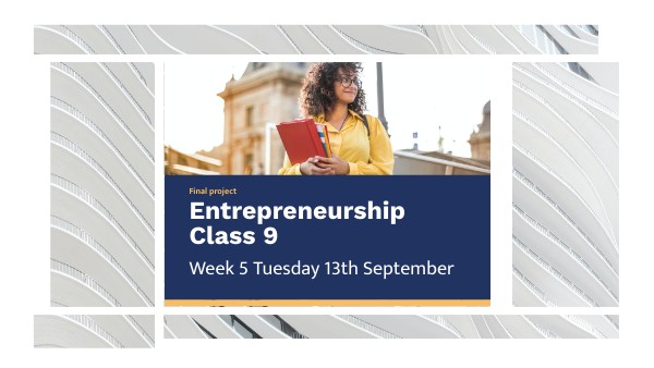 Entrepreneurship class 9 | Genially