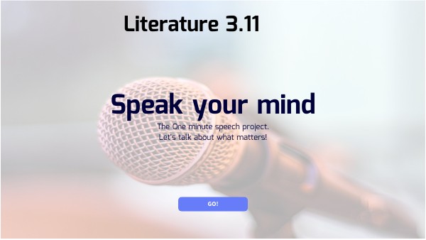 Lite 3.11 Intro to Speech | Genially