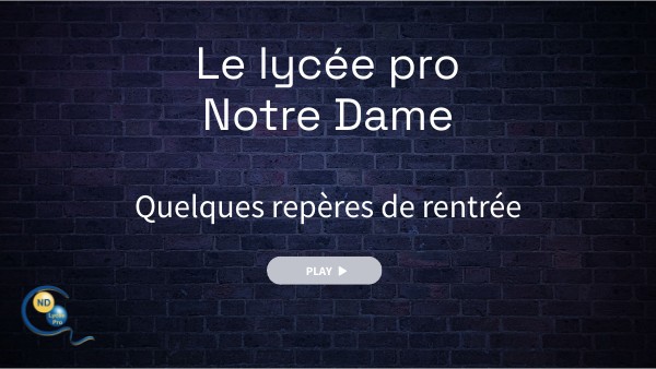 Integration des 2ndes version élèves | Genially