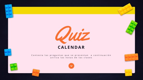 QUIZ Calendar