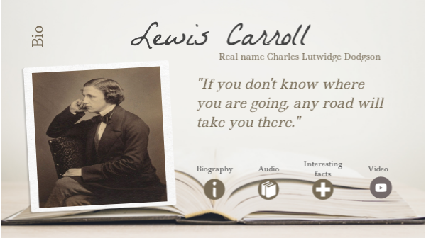 Lewis Carroll Bio | Genially