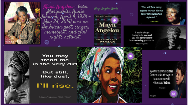 Women in Activism- Maya Angelou