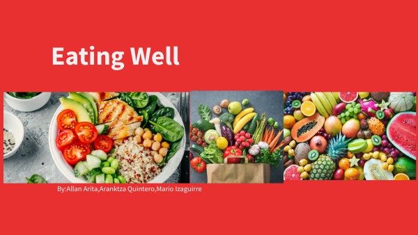 Eating well | Genially