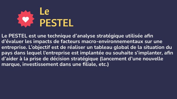 PESTEL | Genially