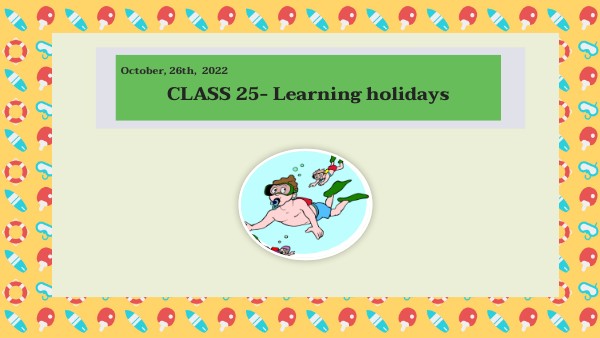 Class 25 - October 26th
