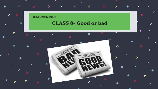 Class 8 - June, 29th