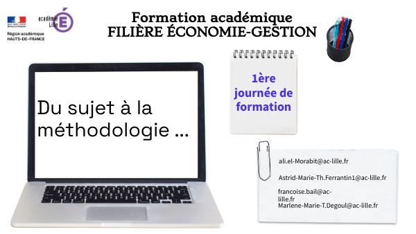 Formation éco ges 2023 | Genially