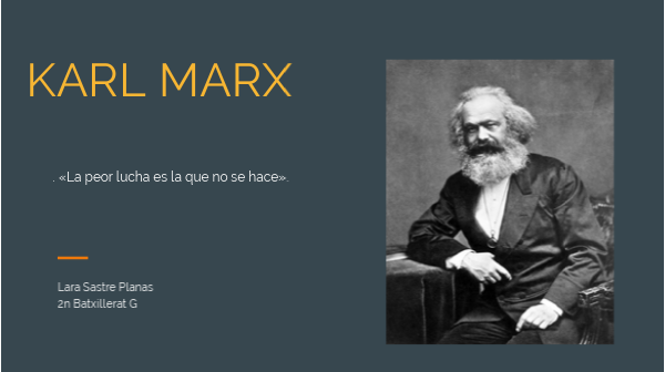 KARL MARX
