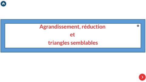 PROGRESSION Triangles Semblables et égaux | Genially