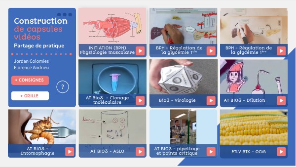 Atelier UPBM - Capsules vidéos | Genially