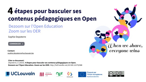 4 étapes pour basculer ses contenus pédagogiques en Open | Genially