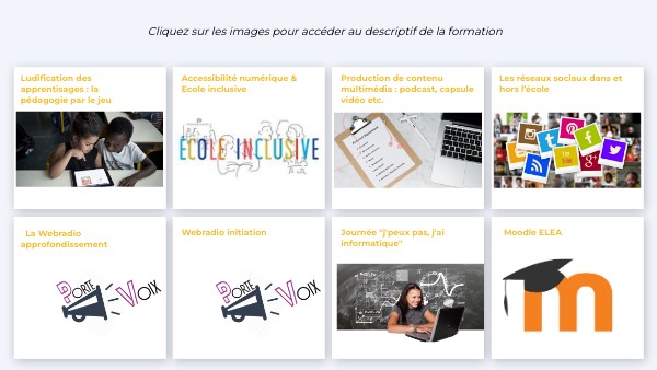 Les formations de la drane