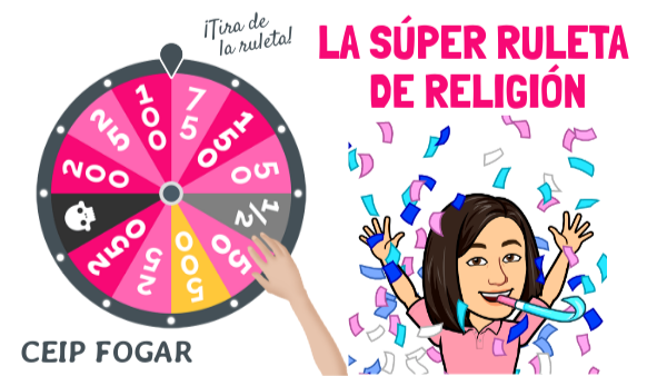 La Súper Ruleta de la suerte de Religión | Genially