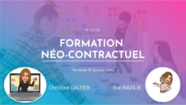 Formation J1 visio néo-contractuel | Genially