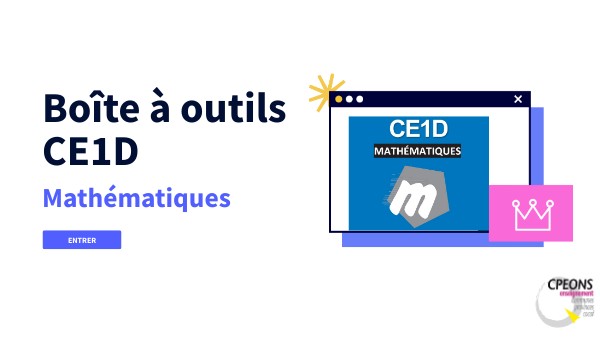 Boîte à outils CE1D | Genially