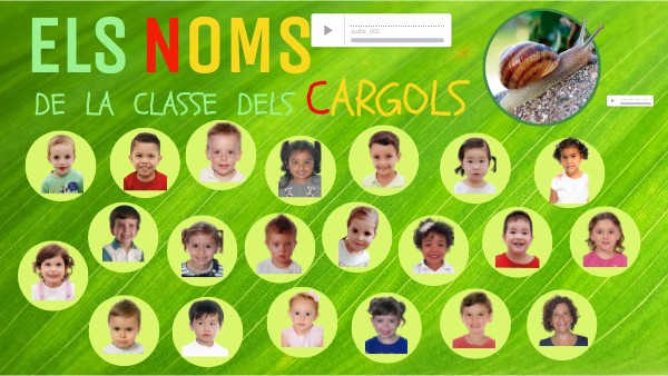 22-23 I3 B ELS NOMS DE LA CLASSE | Genially