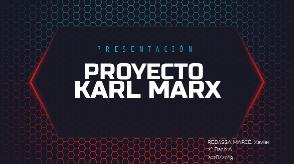 Xavier Rebassa Karl Marx
