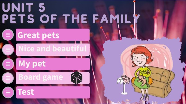 4th Unit 5 Pets of the family