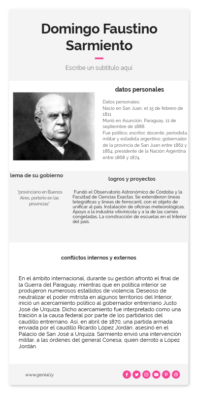 sarmiento | Genially