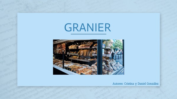 GRANIER | Genially