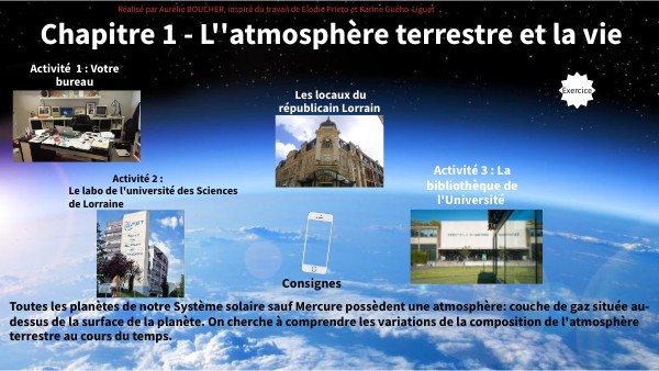 Term Ens Sc - Chap 1 - Atmosphère Vie | Genially