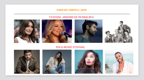 Caps de Cartell 2019 | Genially