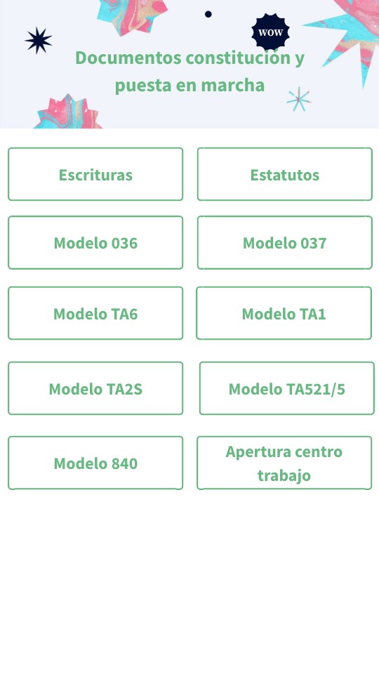Link documentos Constitución y Puesta en marcha | Genially