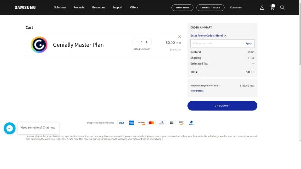 CheckOut MockUp | Genially