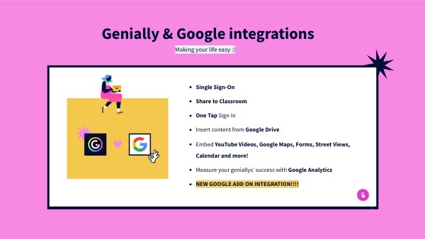 GENIALLY + GOOGLE INTEGRATIONS | Genially