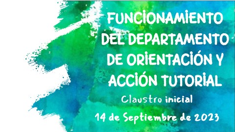 Claustro inicial 2023