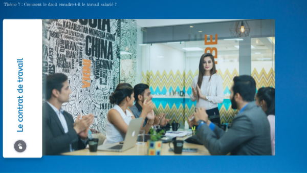 Le contrat de travail | Genially