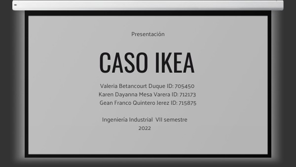 CASO IKEA | Genially