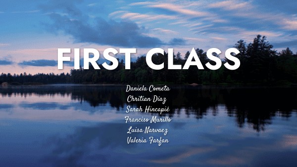 FIRST CLASS | Genially