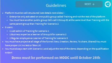 Scénario demo Enterprise