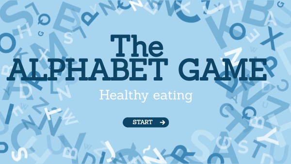 THE ALPHABET GAME_Healthy eating
