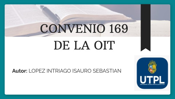 CONVENIO 169 de la OIT