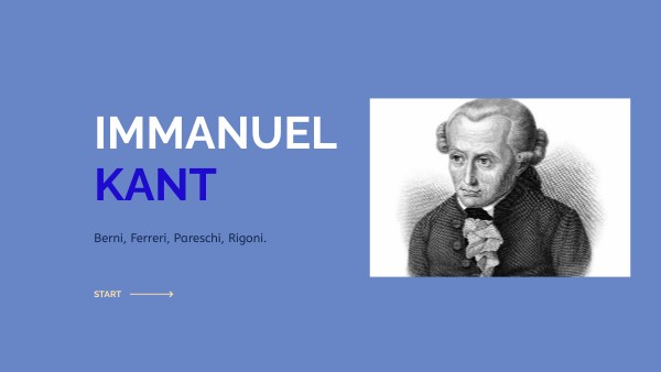 Immanuel Kant | Genially