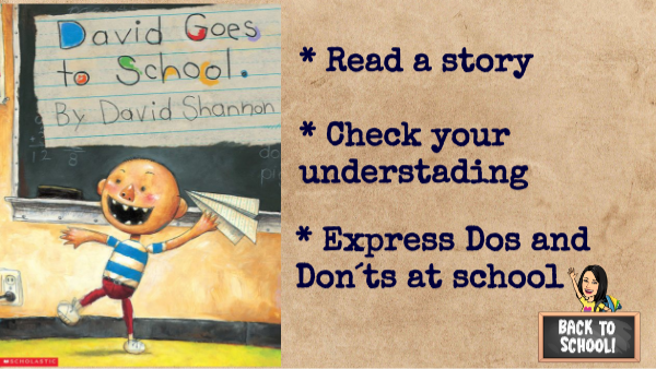 David goes to school | Genially