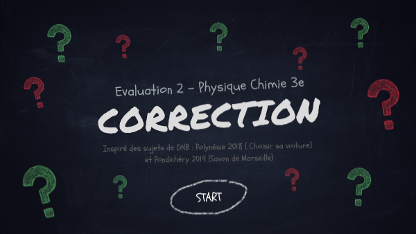 3e - Correction Evaluation 2 | Genially