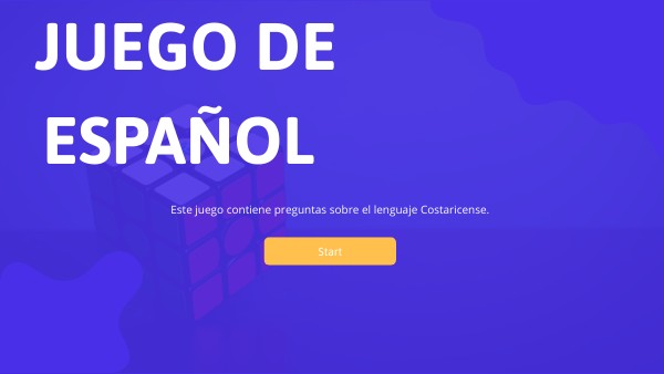 Juego de español | Genially