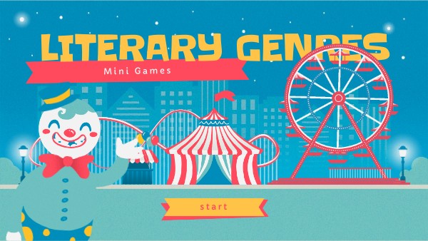 Literary Genres Scape Room | Genially