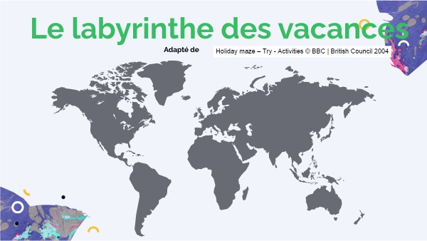 CIP - Labyrinthe - vacances | Genially