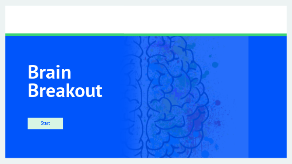 Brain and memory - break out