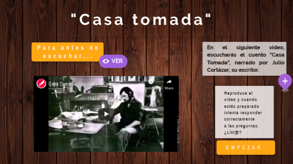 Casa Tomada, J. Cortázar. | Genially