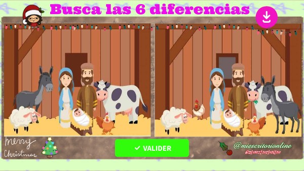 Navidad busca las diferencias