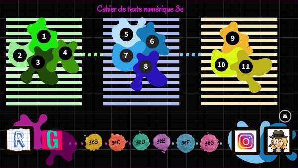 CAHIER DE TEXTE 3e | Genially