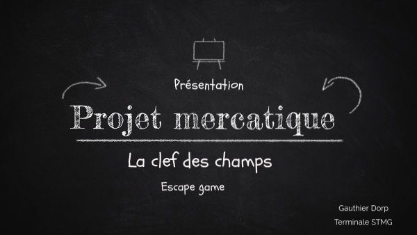 Projet mercatique | Genially