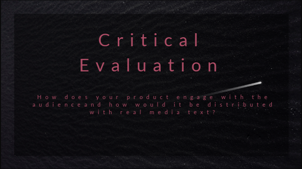 Critical evaluation