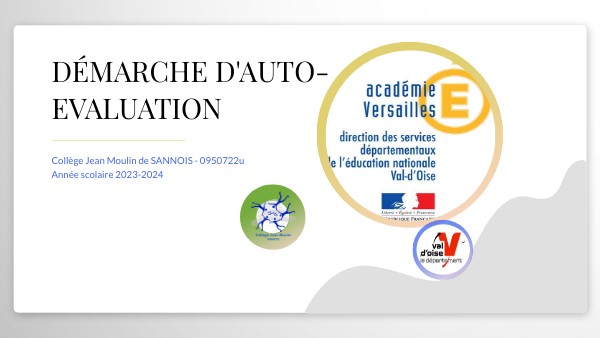Auto-évaluation collège Jean Moulin SANNOIS | Genially