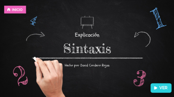 Sintaxis | Genially